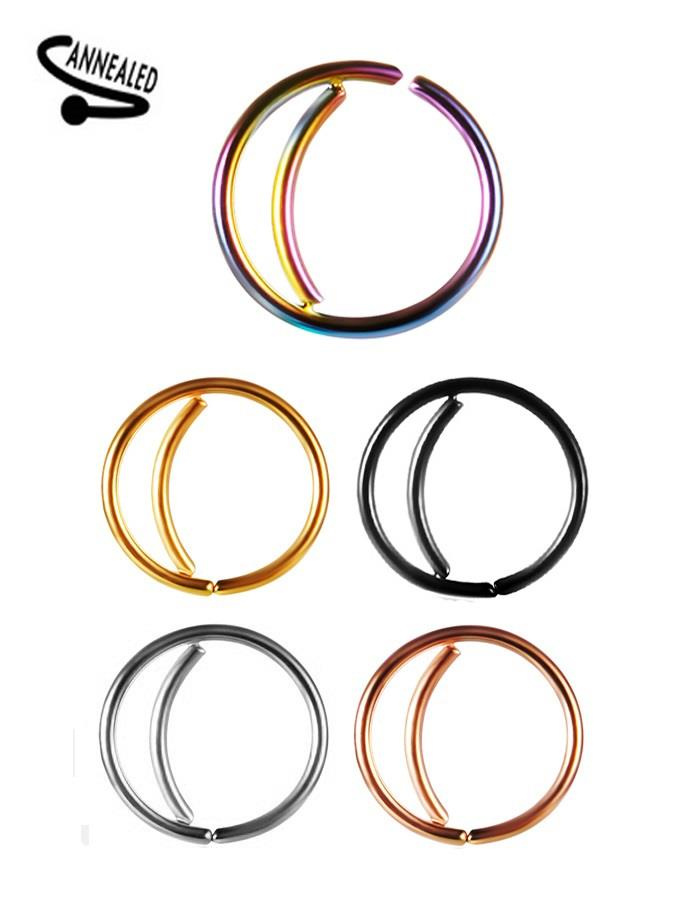 Continuous ring silver - CON-017 | CrazyNeedles.eu