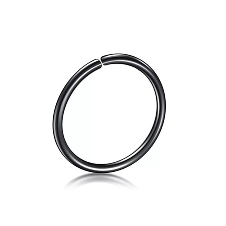 Titanium ring Continuous black - TK-010 | CrazyNeedles.eu